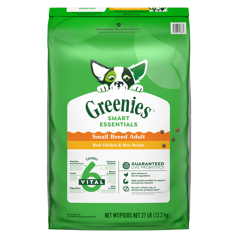 GREENIES SMART ESSENTIALS Small Breed Real Chicken and Rice Recipe