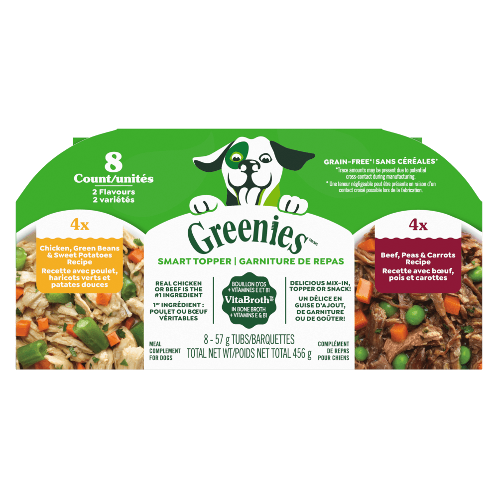 GREENIES™ SMART TOPPER Chicken and Beef Recipe Variety Pack