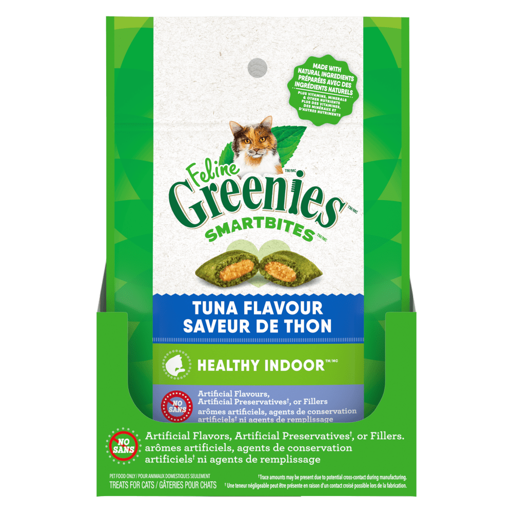 FELINE GREENIES™ SMARTBITES™ Healthy Indoor™ Adult Cat Treats Tuna Flavour