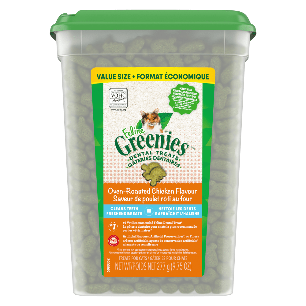 FELINE GREENIES™ Adult Dental Oven-Roasted Chicken Flavour
