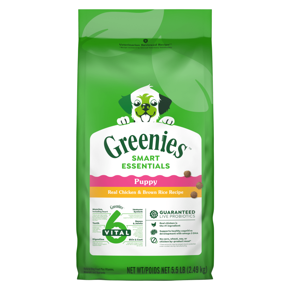 GREENIES SMART ESSENTIALS Puppy Real Chicken and Brown Rice Recipe